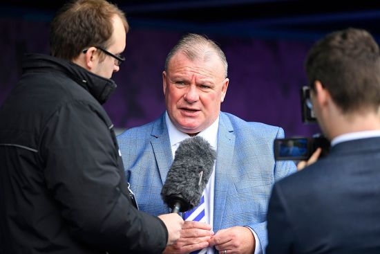 Gillingham Manager Steve Evans During Portsmouth Editorial Stock Photo ...