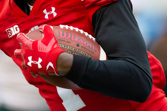 Wilson Football Displaying College Football Playoff Editorial Stock ...