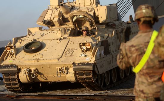Us Army M3 Bradley Cavalry Fighting Editorial Stock Photo - Stock Image ...