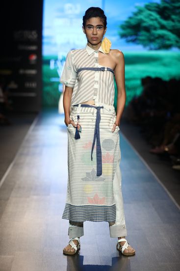 Model On Catwalk Fashion Designer Amita Editorial Stock Photo - Stock ...