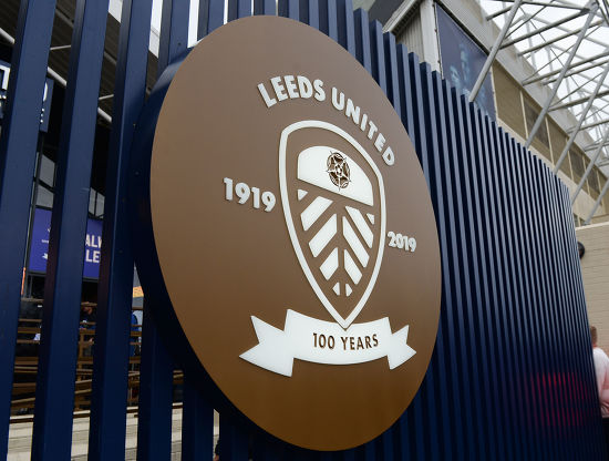 Leeds United Centenary Celebrations Signage Editorial Stock Photo ...