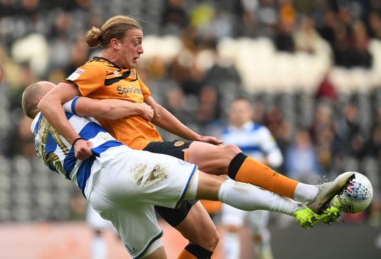 Toni Leistner Qpr Tom Eaves Hull Editorial Stock Photo - Stock Image ...