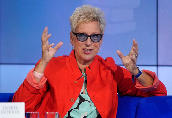 German Author Doris Doerrie During Interview Editorial Stock Photo ...