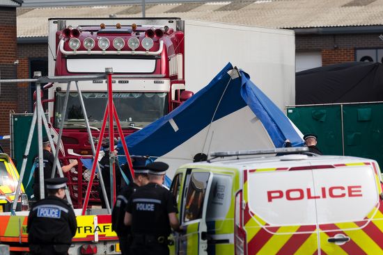 Police Officers Cordon Off Area Around Editorial Stock Photo - Stock ...