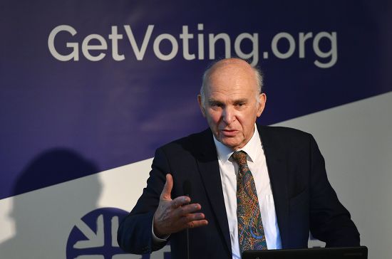 Former Liberal Democratic Leader Vince Cable Editorial Stock Photo ...