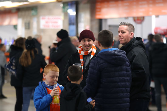 Blackpool Fans On Concourse Editorial Stock Photo - Stock Image ...
