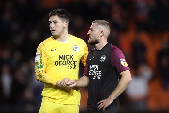 Peterborough United Goalkeeper Christy Pym Consoles Editorial Stock ...