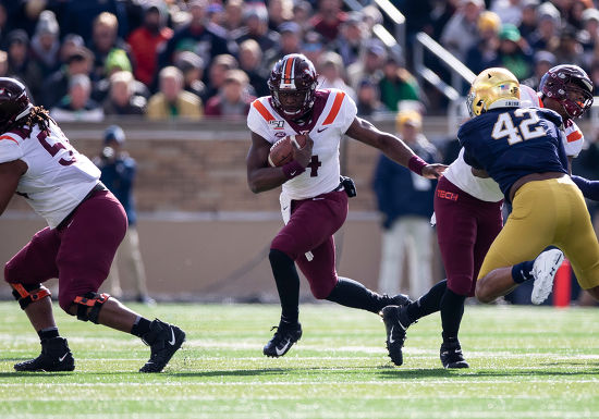 Virginia Tech Quarterback Quincy Patterson Ii Editorial Stock Photo ...
