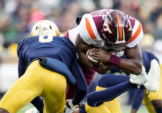 Virginia Tech Quarterback Quincy Patterson Ii Editorial Stock Photo ...