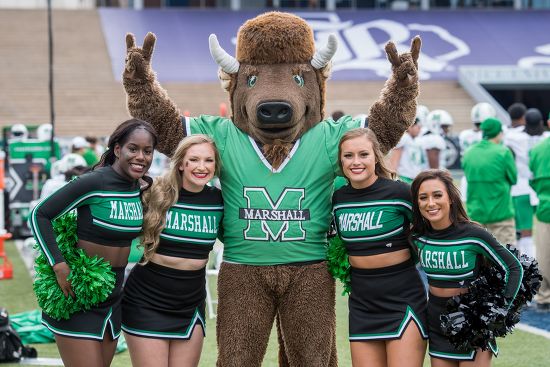 Marshall Thundering Herd Mascot Marco Poses Editorial Stock Photo ...