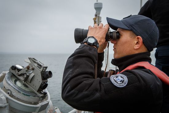 Serviceman Odesa Maritime Guard Detachment Stands Editorial Stock Photo ...