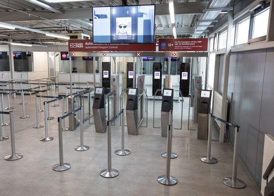 Easy Pass Automated Passport Control Machines Editorial Stock Photo ...