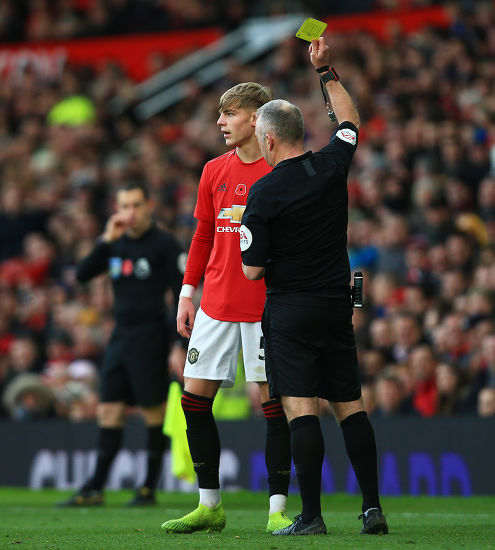 Referee Mr Jonathan Moss Shows Brandon Editorial Stock Photo - Stock ...