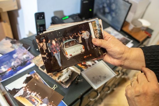 Artist Sooki Koeppel Holds Photo Made Editorial Stock Photo - Stock ...