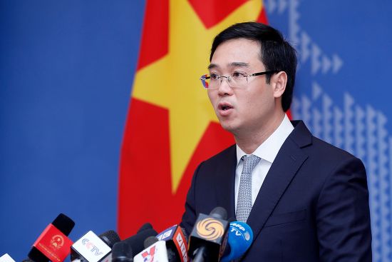 Ngo Toan Thang Deputy Spokesperson Vietnamese Editorial Stock Photo ...