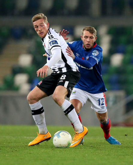 Linfield Vs Dundalk Linfields Kirk Millar Editorial Stock Photo - Stock ...