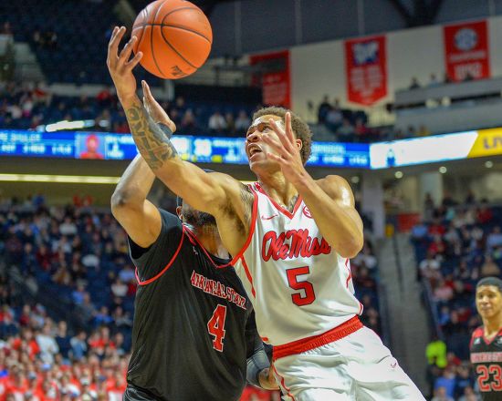 Ole Miss Forward Kj Buffen 5 Editorial Stock Photo - Stock Image ...