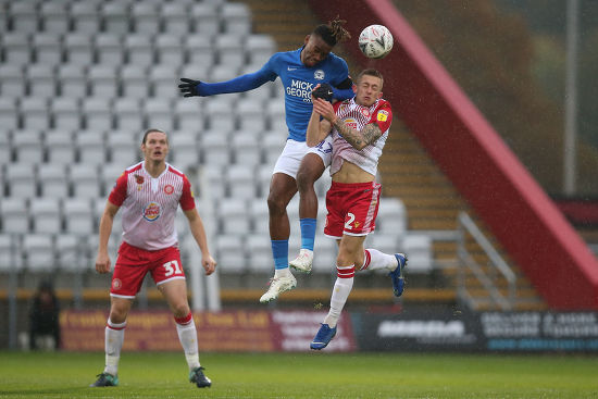 Charlie Lakin Stevenage Ivan Toney Peterborough Editorial Stock Photo ...