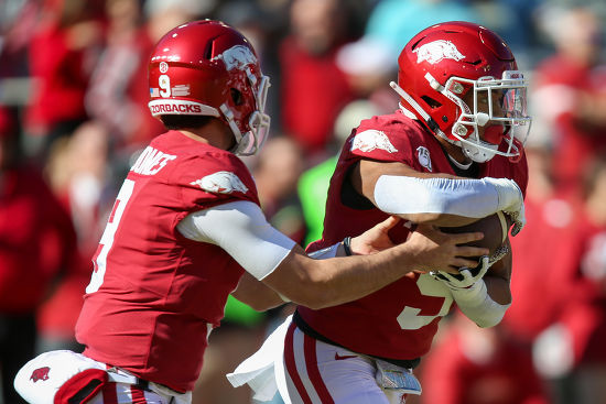 Razorback Qb John Stephen Jones 9 Editorial Stock Photo - Stock Image ...