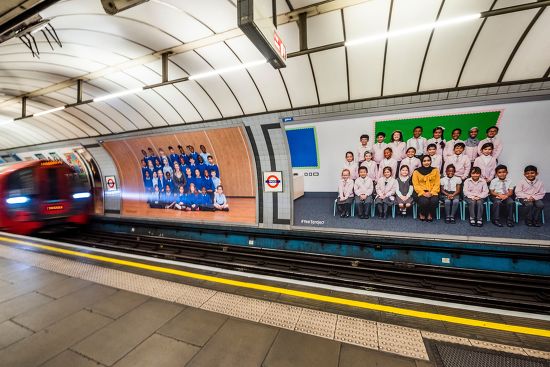 Yr 3 Project Posters On Platform Editorial Stock Photo - Stock Image ...