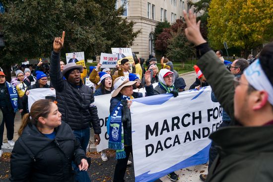Supporters Daca Deferred Action Childhood Arrivals Editorial Stock ...