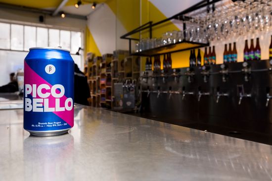 Pico Bello Beer Can Brussels Beer Editorial Stock Photo - Stock Image ...