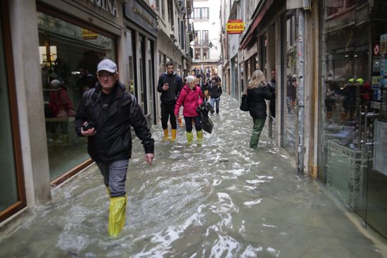 People Wade Through Water Day After Editorial Stock Photo - Stock Image ...