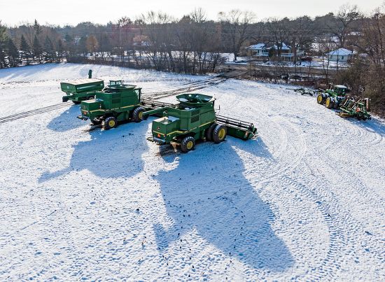 Aerial Photo Made Drone Shows Farm Editorial Stock Photo - Stock Image ...