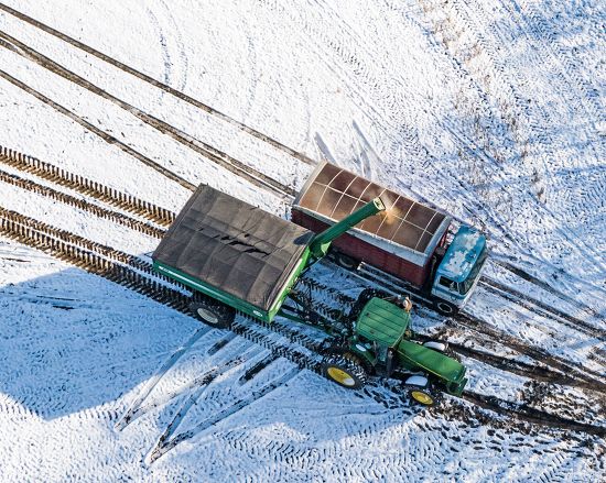 Aerial Photo Made Drone Shows Soybeans Editorial Stock Photo - Stock ...