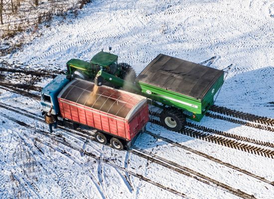 Aerial Photo Made Drone Shows Soybeans Editorial Stock Photo - Stock ...