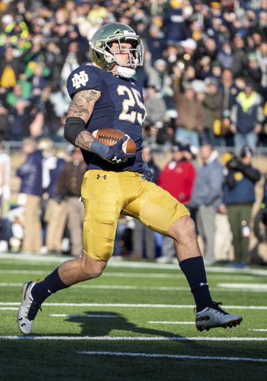 Notre Dame Wide Receiver Braden Lenzy Editorial Stock Photo - Stock ...
