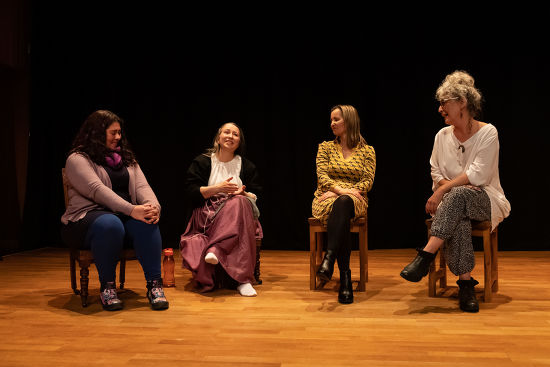 Flavia Davila Director Debbie Cannon Writer Editorial Stock Photo ...