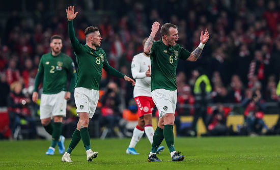 Republic Ireland Vs Denmark Irelands Glenn Editorial Stock Photo ...