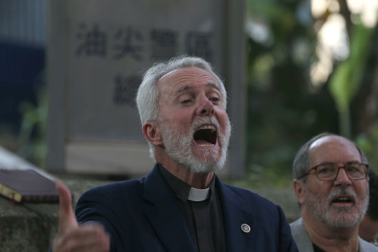 American Pastor William Devlin Praying Local Editorial Stock Photo ...