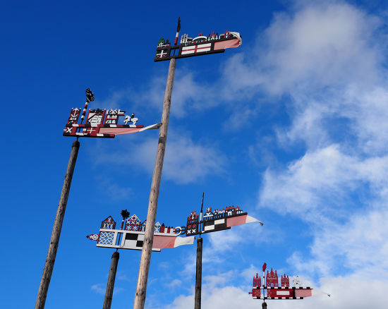 Weather Vane Display Nida Harbour On Editorial Stock Photo - Stock ...