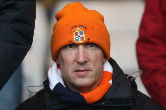 Luton Town Fan Editorial Stock Photo - Stock Image | Shutterstock