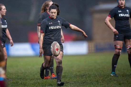 Robyn Wilkins Wales Kicks Touch Editorial Stock Photo - Stock Image ...