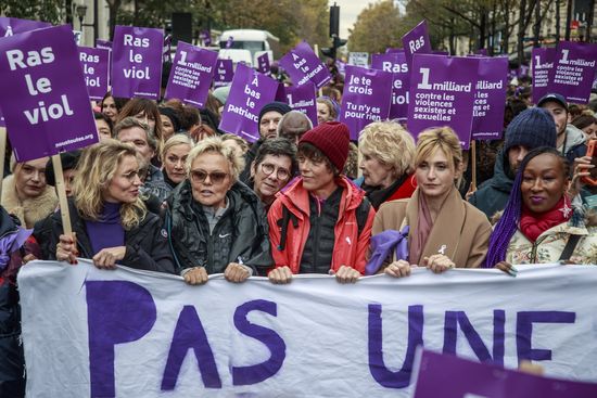 Women Rights Activists French Actresses Alexandra Editorial Stock Photo ...