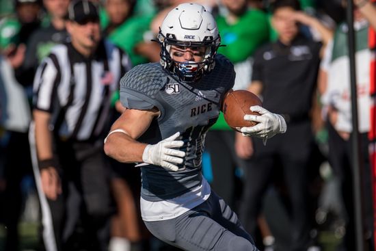 Rice Owls Wide Receiver Austin Trammell Editorial Stock Photo - Stock ...