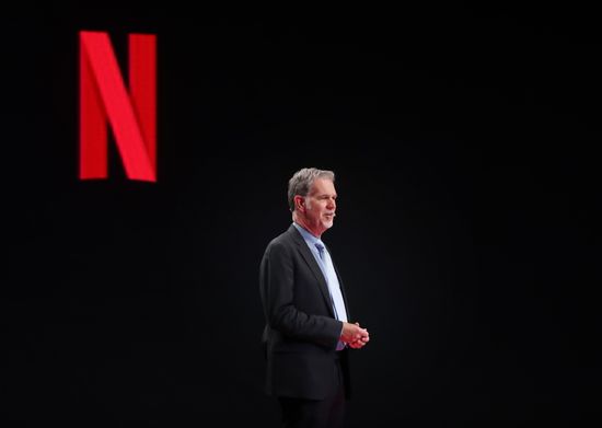Netflix Ceo Reed Hastings Delivers Speech Editorial Stock Photo - Stock ...