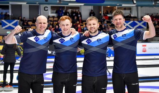Scotlands Team Lr Michael Goodfellow Duncan Editorial Stock Photo ...