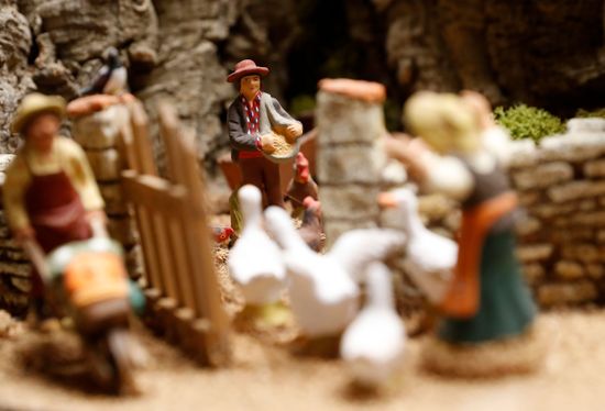 View Crib On Display Workshop Santons Editorial Stock Photo - Stock ...