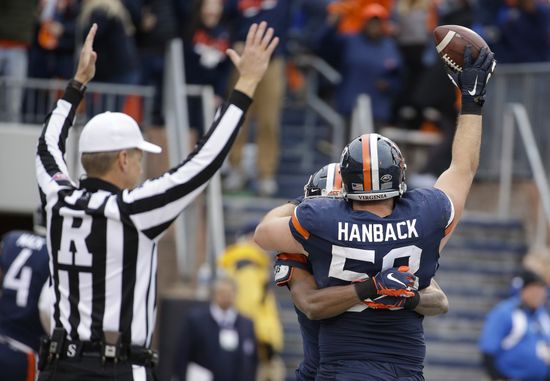 Virginia Cavaliers Dt 58 Eli Hanback Editorial Stock Photo - Stock ...