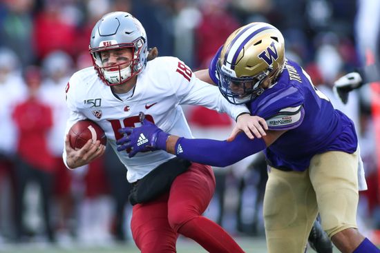 Washington Huskies Linebacker Joe Tryon 9 Editorial Stock Photo - Stock ...