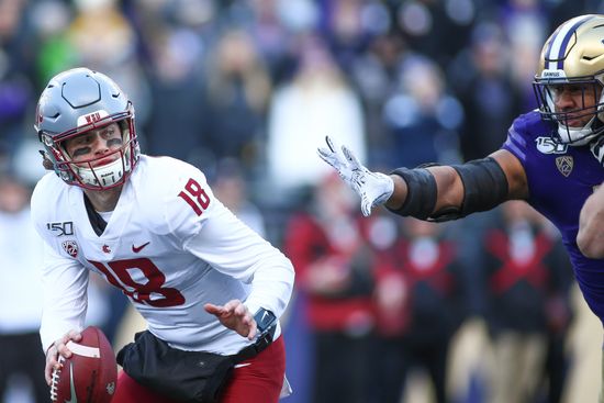 Washington State Cougars Quarterback Anthony Gordon Editorial Stock ...