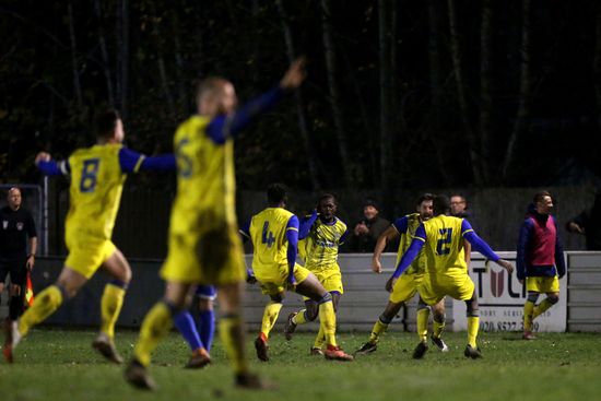 Joshua Osude Hashtag United Celebrates Scoring Editorial Stock Photo ...