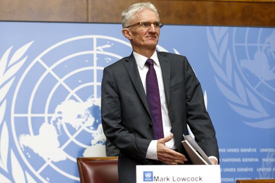 Mark Lowcock Un Undersecretarygeneral Humanitarian Affairs Editorial ...
