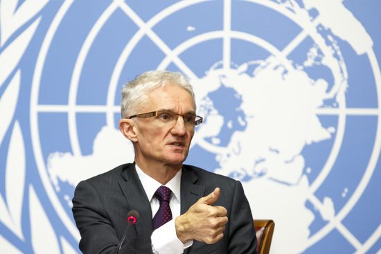 Mark Lowcock Un Undersecretarygeneral Humanitarian Affairs Editorial ...