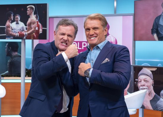 Piers Morgan Dolph Lundgren Editorial Stock Photo - Stock Image ...
