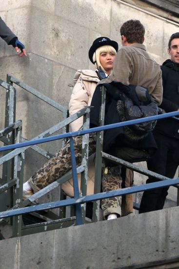 Rita Ora Rafferty Law Filming New Editorial Stock Photo - Stock Image ...